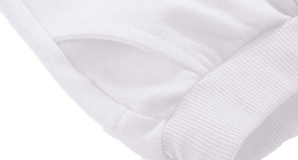 PTPUKE Toddler Kids Solid Cotton Comfort Soft Sport Jogger Shorts Boys Girls Summer Casual Pants White