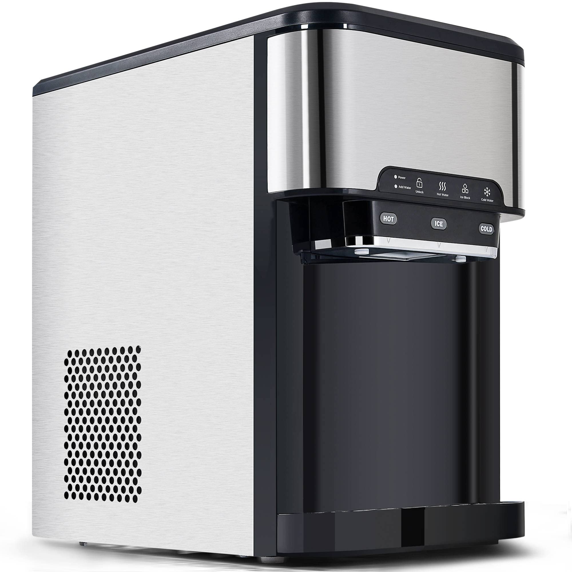 3 in 1 Water Dispenser with Ice Maker Countertop Portable Water Cooler