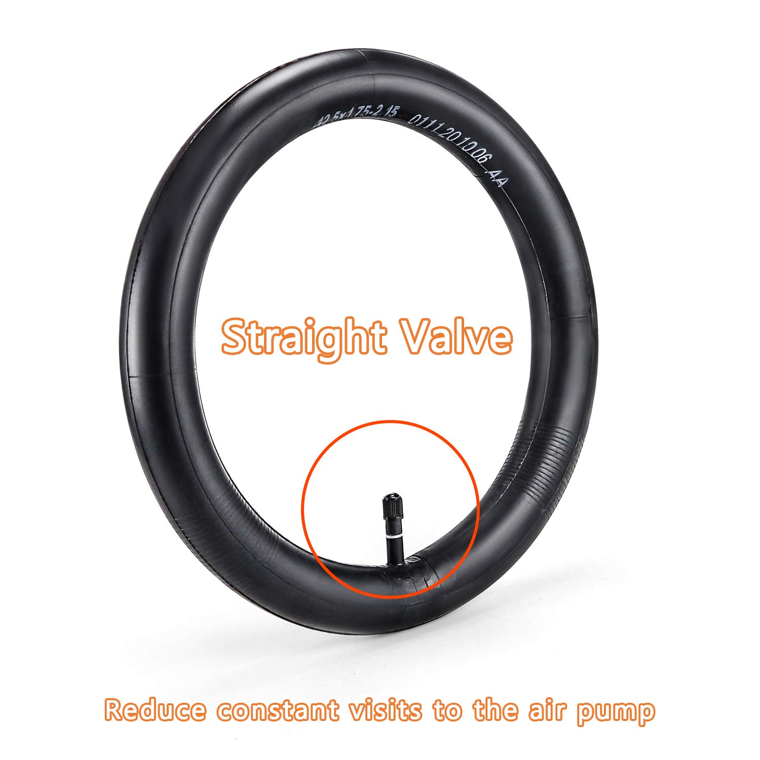 Cenipar 12.5x1.75/2.15'' Inner Tire Tubes,Premium Explosion Proof Front Wheel Replacement Tire Inner Tubes for All BOB Revolution, Royalbaby, and More Strollers, Pack of Two