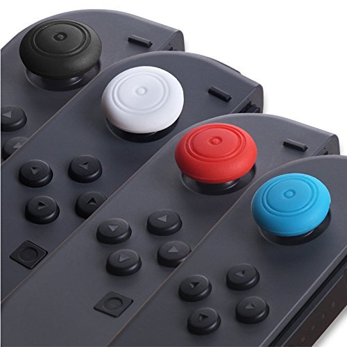 2-Pack 3D Analog Joystick Joycon Analog Stick for Nintendo Switch Joystick Replacement - Comes with Tri-Wing & Cross Screwdriver Repair Tool and 4 Thumbstick Caps