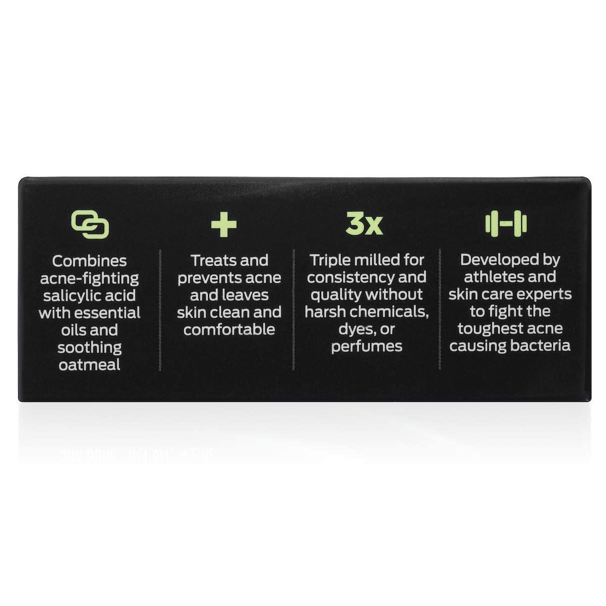 Defense Acne Care Bar Soap 4.2oz | contains 2% Salicylic Acid, Tea Tree & Eucalyptus Essential Oils & Oatmeal