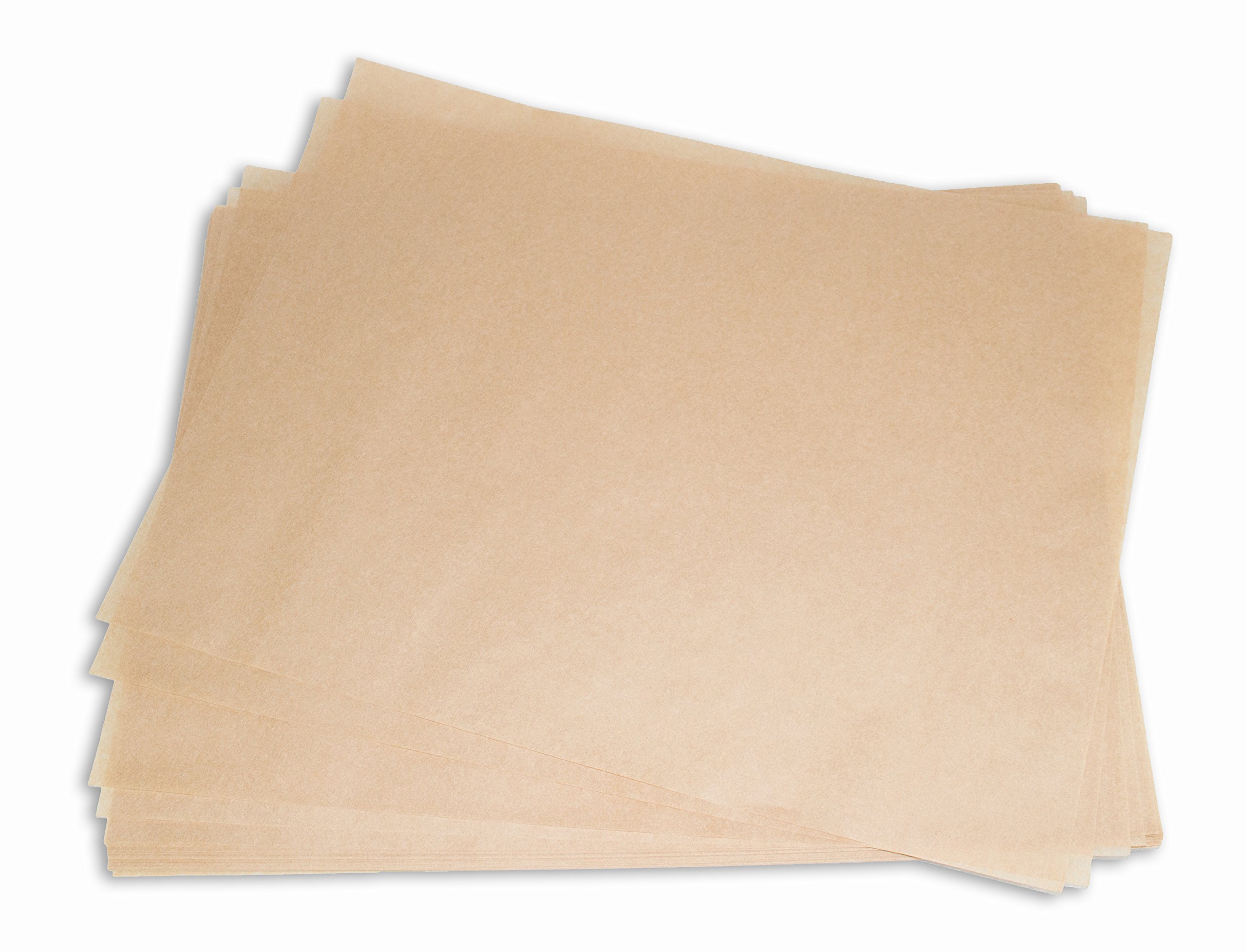 2dayShip Quilon Parchment Paper Baking Liner Sheets, Unbleached Brown, 12 X 16 Inches, 100 Count