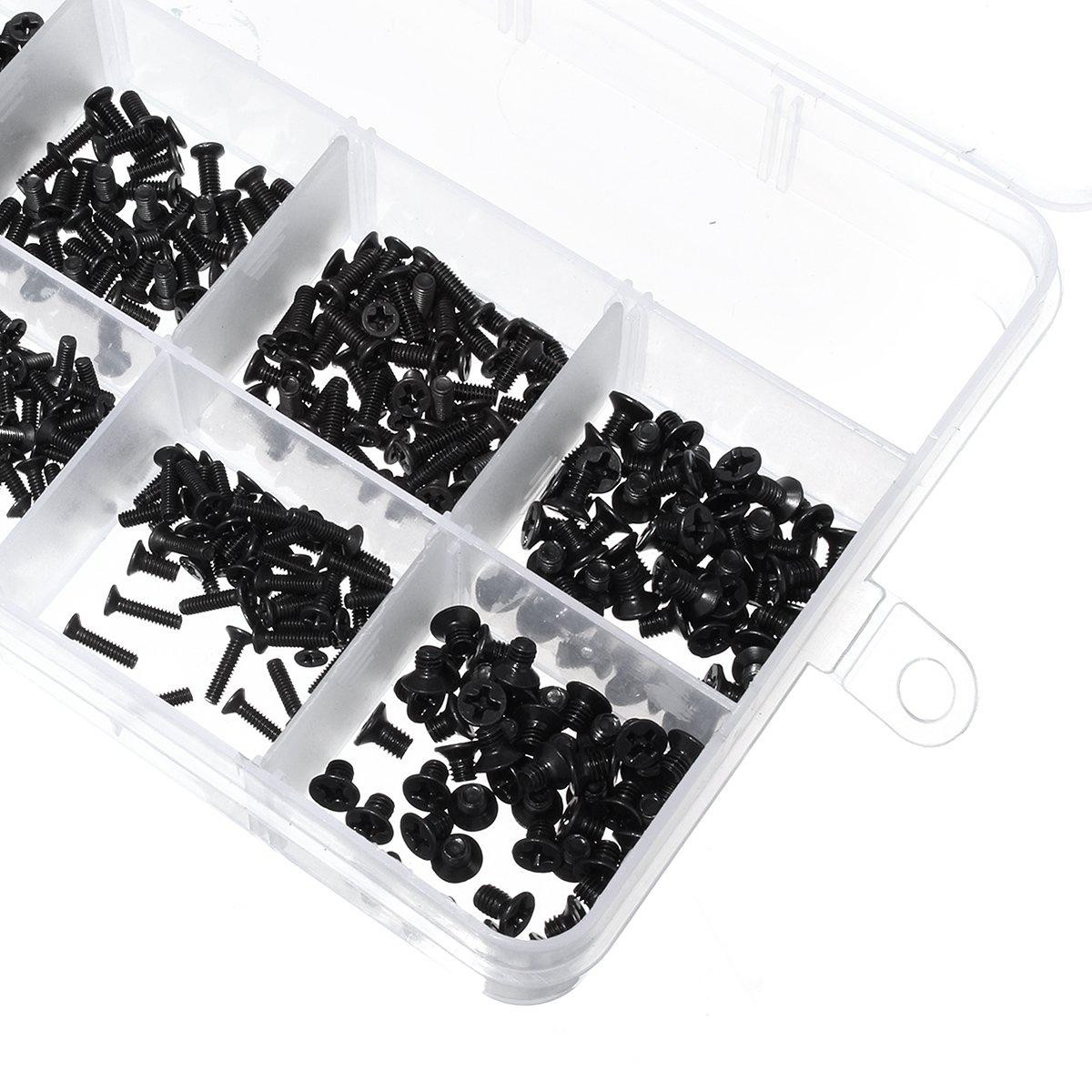 CocinaCo 500Pcs Universal Laptop Notebook Computer Flat Head Screw Assortment Kit with Screwdriver