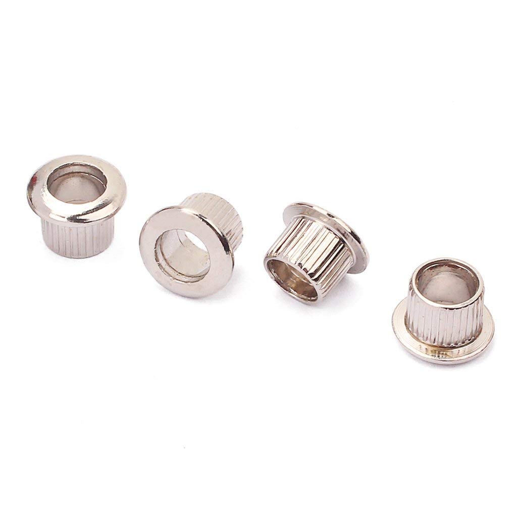 6 Pieces Nickel Plating Guitar Tuner Conversion Bushings Adapter Ferrules suit for Vintage Guitar