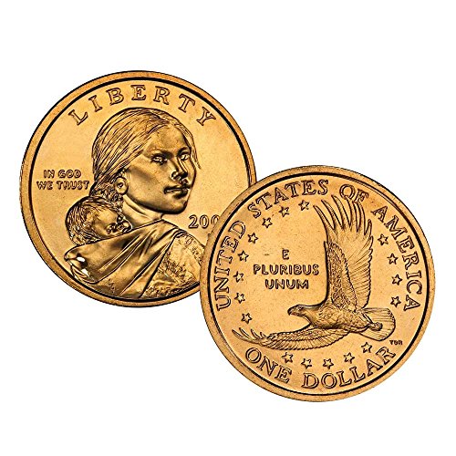 2004 P, D Native American (Sacagawea/Golden) Dollar 2 Coin Set Uncirculated