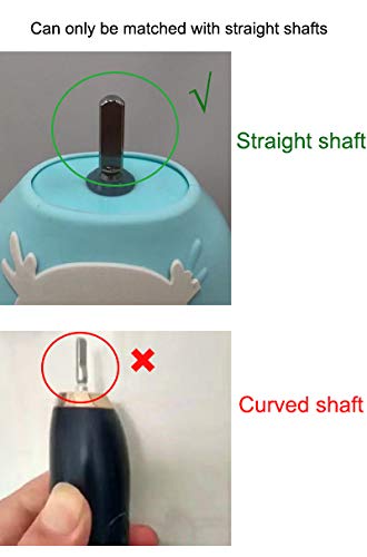 FOKER U-Shaped Electric Toothbrush Brush Replacement Heads, Kids Automatic Toothbrush Head Accessories, Replaceable Toothbrush Head, Silicone Toothbrush Head, Suitable for 2-6 Years Old, Pack of 4
