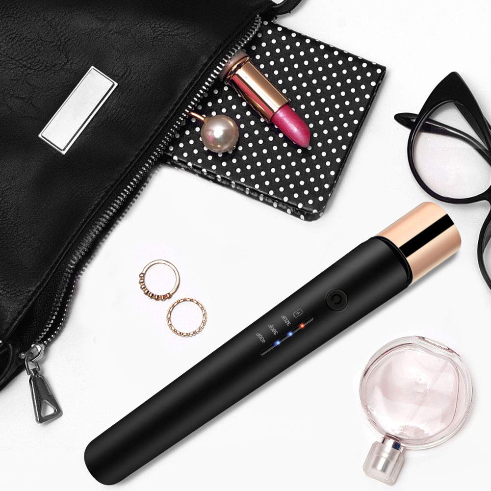 Cordless Hair Straightener for Touching Up Short Thin Fine Hair On The Go 【2023 𝗡𝗘𝗪 Upgrade】,Portable Flat Iron Rechargeable Build in 4800mAh Battery, Quick Heat Up Cordless Flat Iron