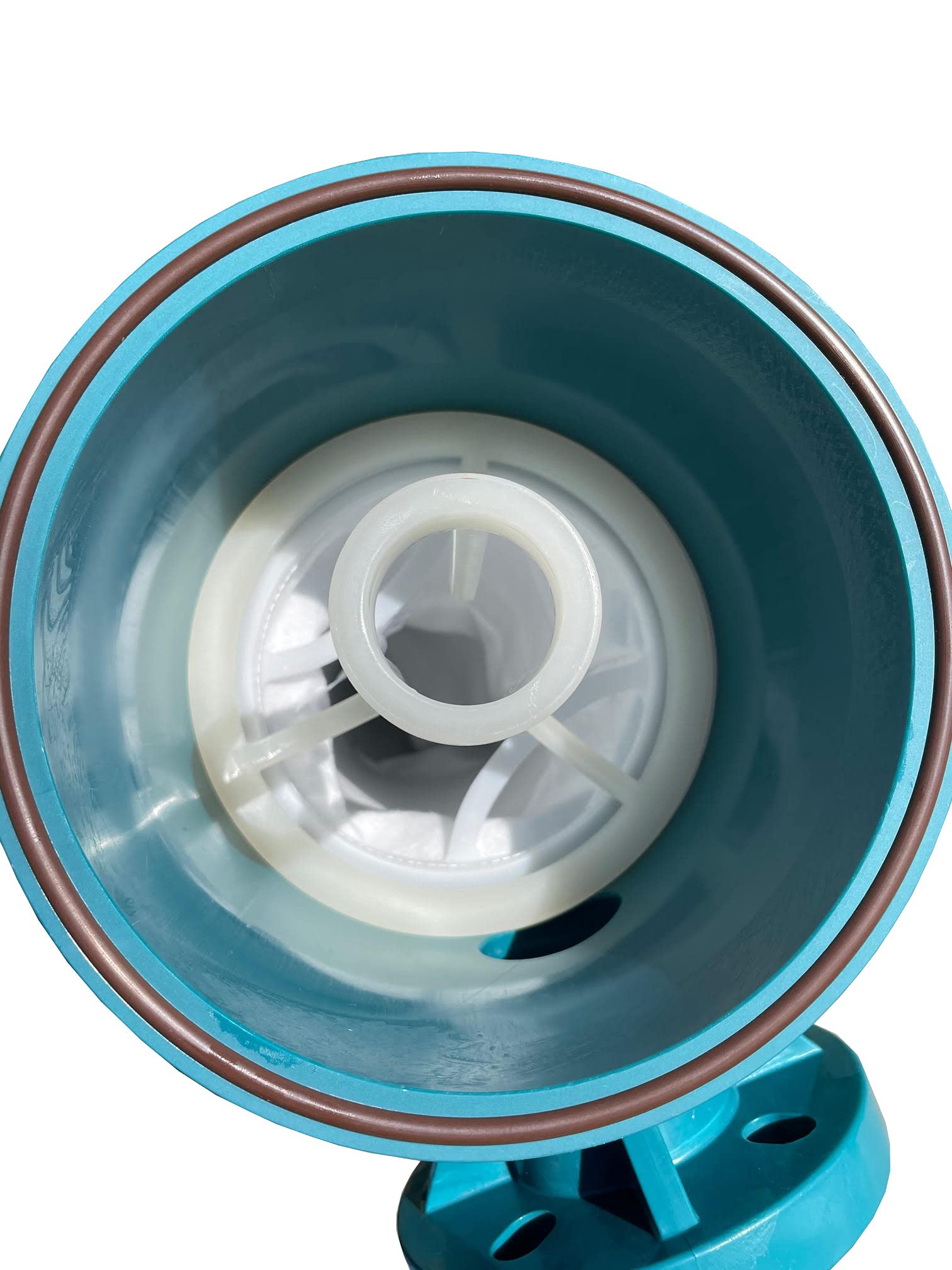 PPH #2 Polypropylene Bag Filter Housing, 2 Inch Flanged Inlet/Outlet, 125 GPM Max Flow, UV Resistant, Twist-Off Lid, Viton O-Rings, Ideal for Chemical Applications