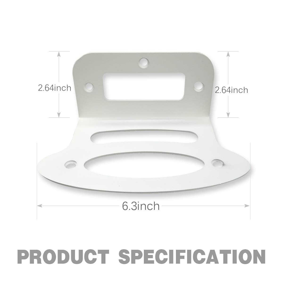 Orbi WiFi 6 Wall Mount, Sturdy Metal Made Stand Holder Bracket Compatible with Orbi Mesh WiFi 6 System RBK852 RBK853 RBS750 RBK752 RBK753 (3pcs)