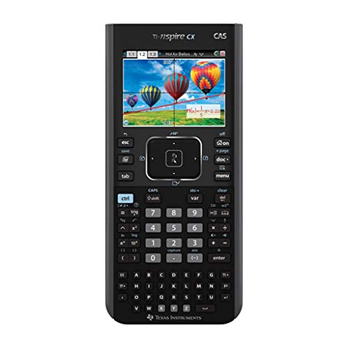 TI Nspire CX CAS Graphing Calculator + WYNGS Protective Case Black