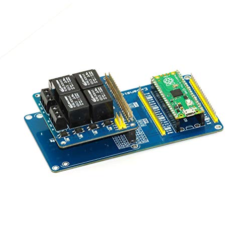Raspberry Pi Pico Board with Raspberry Pi Pico HAT Expansion, Multi-Purpose I/O Expansion Board Raspberry Pi Pico Kit