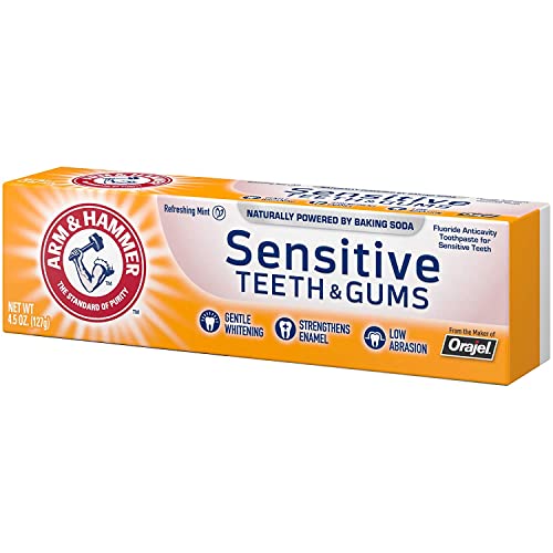 ARM & HAMMER Sensitive Teeth & Gums Toothpaste 4.5 oz (Pack of 4)