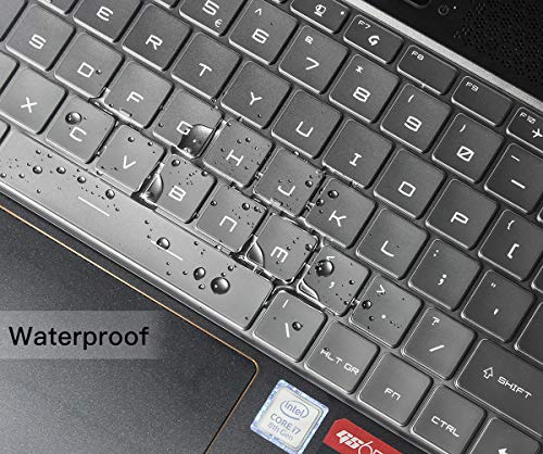 CaseBuy Premium Clear Keyboard Cover for MSI GS65 GF63 Stealth Thin 15.6"/MSI PS63 P65 WP65 WS65 15.6 Inch/MSI PS42 14 Inch Gaming Laptop, Ultra Thin Dustproof Protective Skin, TPU