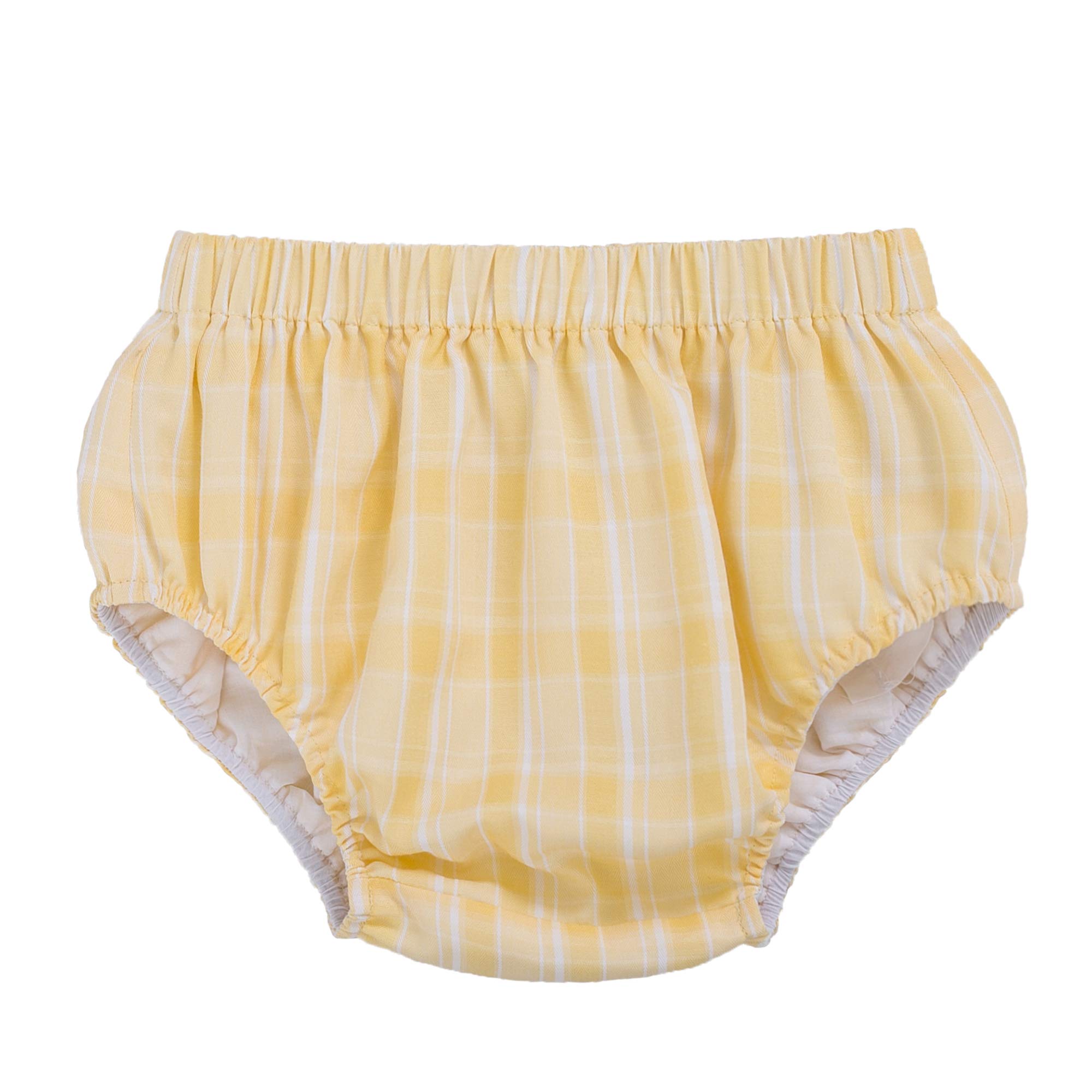Pettigirl Baby Girls Easter Spring Elegant Yellow Plaid Ruffle Romper Clothing Set Newborn Infant Lovely Dresses Outfit