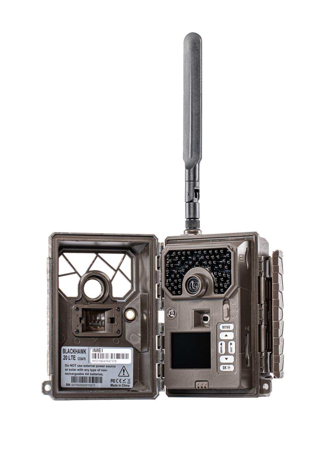 Covert Blackhawk 20 LTE Verizon Camera with Batteries, SD Card, and Reinforced Strap