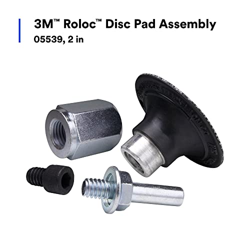 3M Roloc Disc Pad Assembly 05539, 2 in, Quick Change, Durable Backup Pad