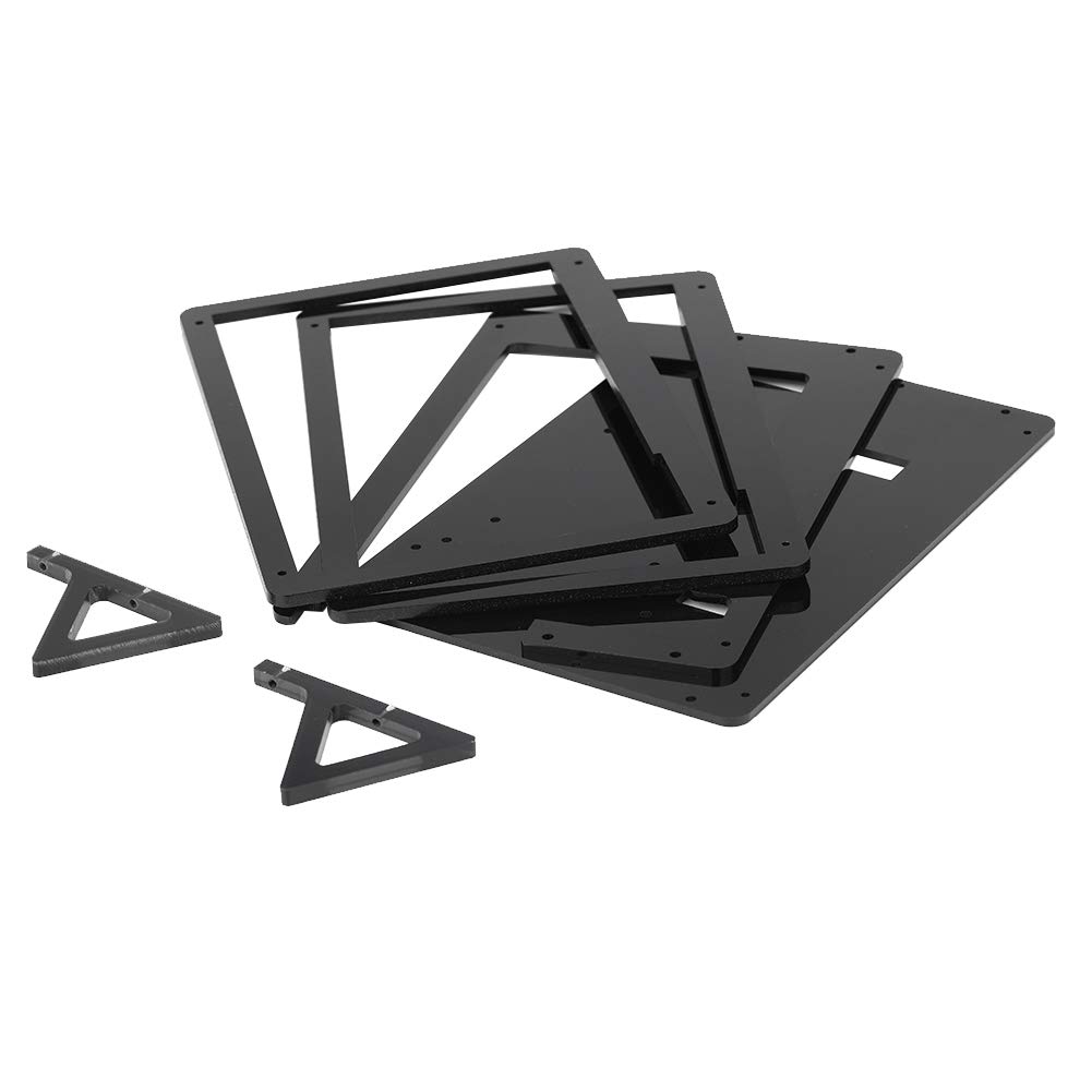 Fudax 7 Inch IPS Touch Display Screen Case, Monitor Case, for Raspberry Pi with(Plastic Bracket Shell)