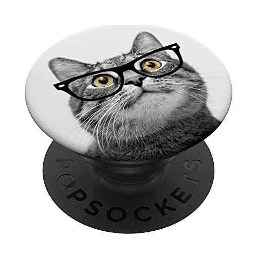 Cat Eyes Green kitty Sunglasses White Cute Cat Sunglasses PopSockets Swappable PopGrip