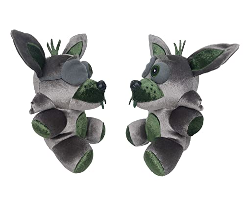 XSmart Mall | Phantom Foxy/Foxy Plush/Burnt Foxy | Special Version/Fan Made | Black | Night Plush Toy, Stuffed Animal, Gifts for Kid, Girls, Boys | 6"