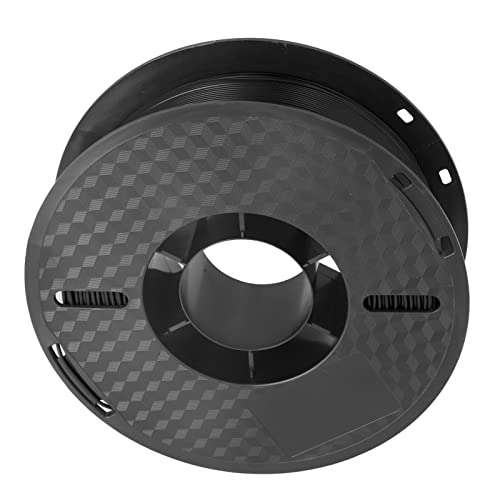 3D Printer Filament, 1kg 1.75mm PLA Filament Smokeless Bubble for High Precise Printing(Black)