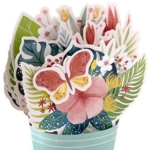 Hallmark Paper Wonder Pop Up Card for Mothers Day, Graduation, Administrative Professionals Day or Nurses Day (Displayable Bouquet)