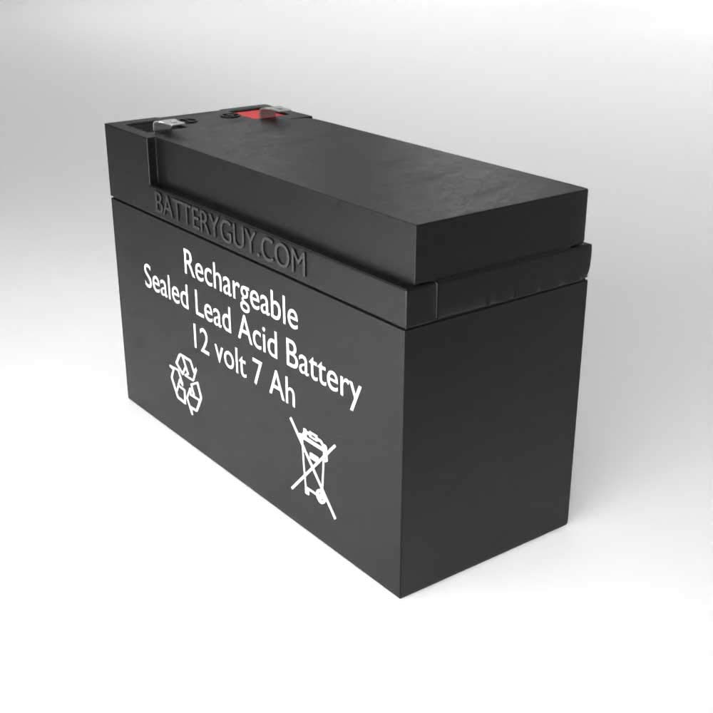 BatteryGuy PS1270 Replacement 12V 7Ah SLA Battery Brand Equivalent (Rechargeable, F1 Terminals) - Qty of 1