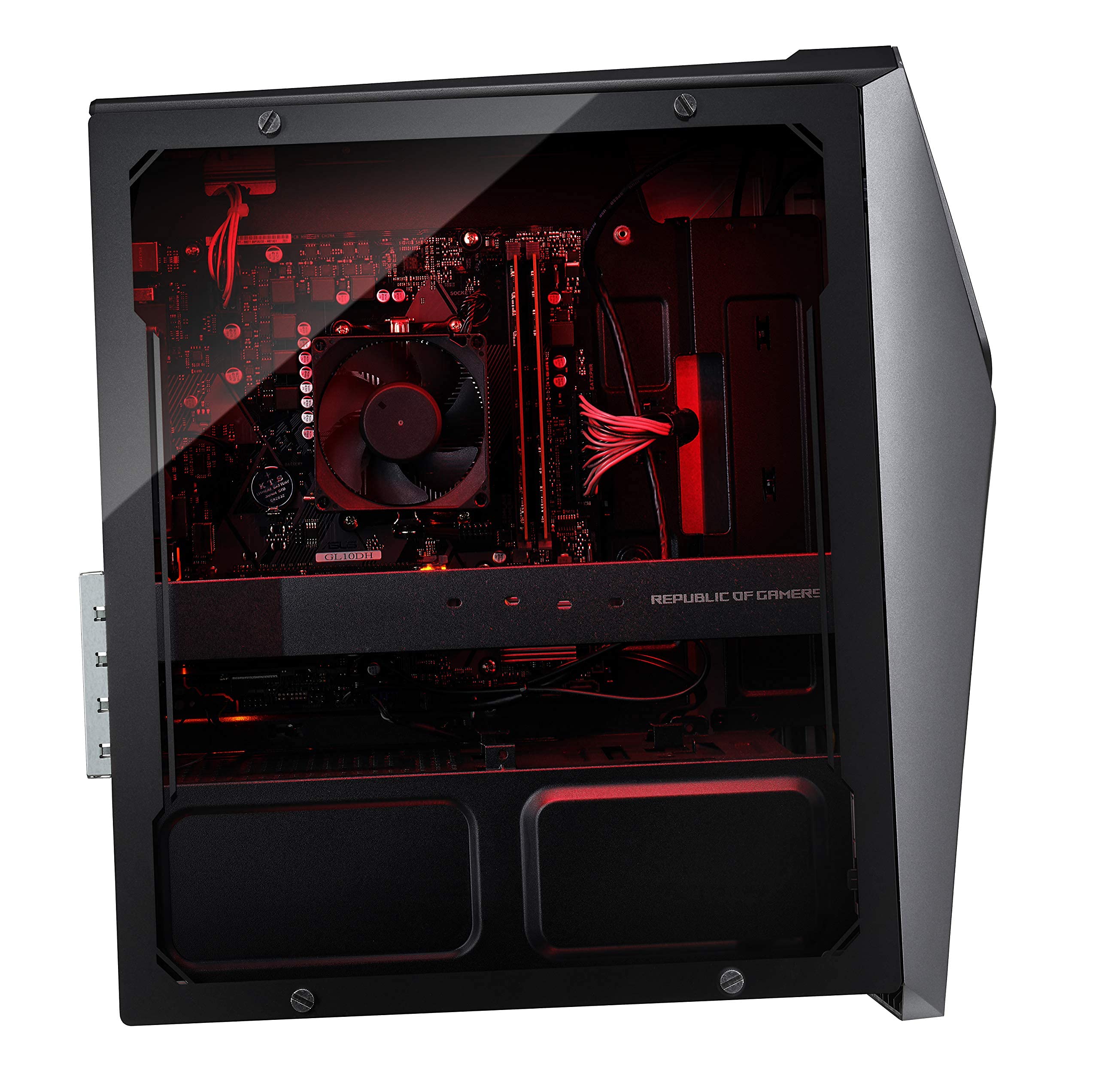 ROG Strix GL10DH Gaming Desktop PC, AMD Ryzen 5 3400G, GeForce GTX 1650, 8GB DDR4 RAM, 512GB PCIe SSD, Wi-Fi 5, Windows 10 Home, GL10DH-PH552 (Renewed)