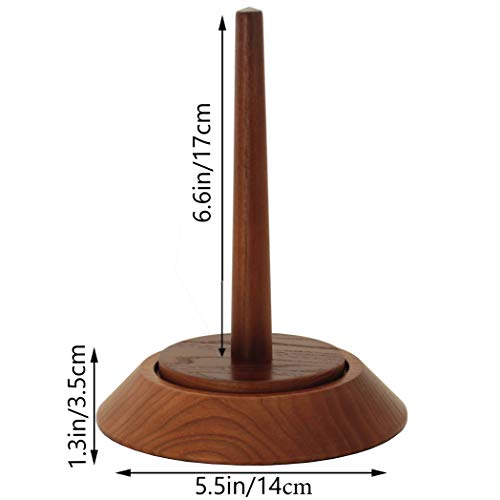 BarvA Yarn Holder Knitting Crochet Spindle with Advanced Metal Twirling Mechanism
