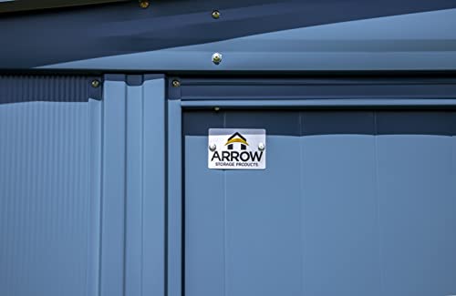 Arrow Shed Classic 10' x 4' Outdoor Padlockable Steel Storage Shed Building