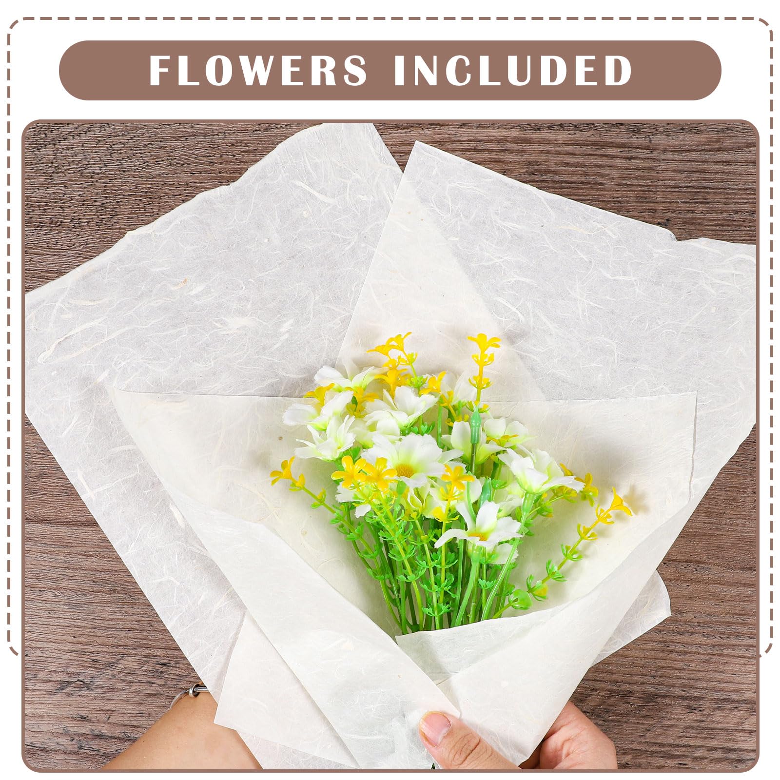 60 Sheets A4 Mulberry Paper Sheets Natural Fiber Rice Paper 8.5 x 11in Decoupage Paper Decorative Paper Tissue Paper for DIY Crafts, Calligraphy, Painting, Gift Wrap
