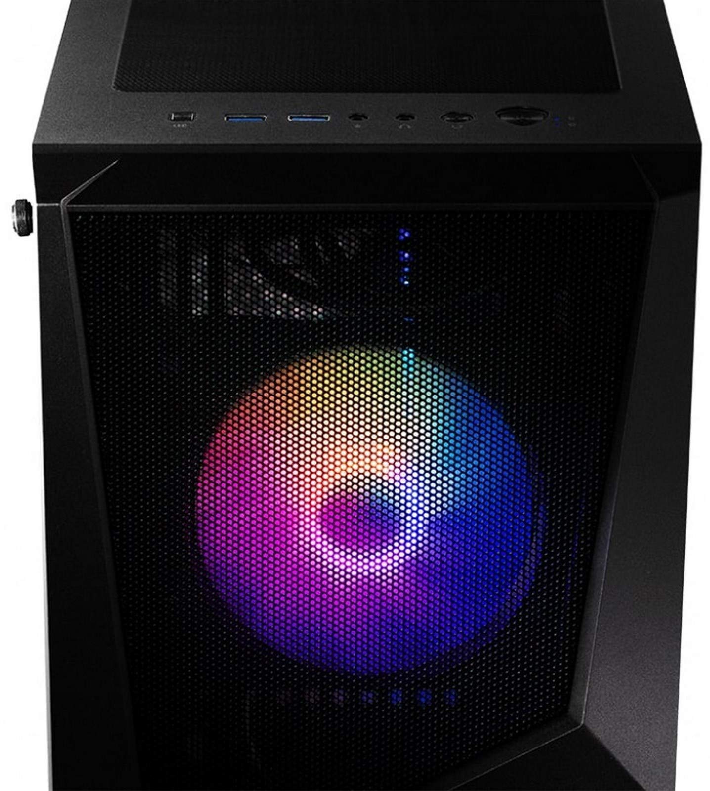 MSI Codex R (Tower) Gaming Desktop, Intel Core i5-10400F, GeForce RTX 2060, 16GB Memory, 500GB SSD + 1TB HDD, WiFi 6, VR-Ready, Windows 10 Home Adv. (10SC-033US)