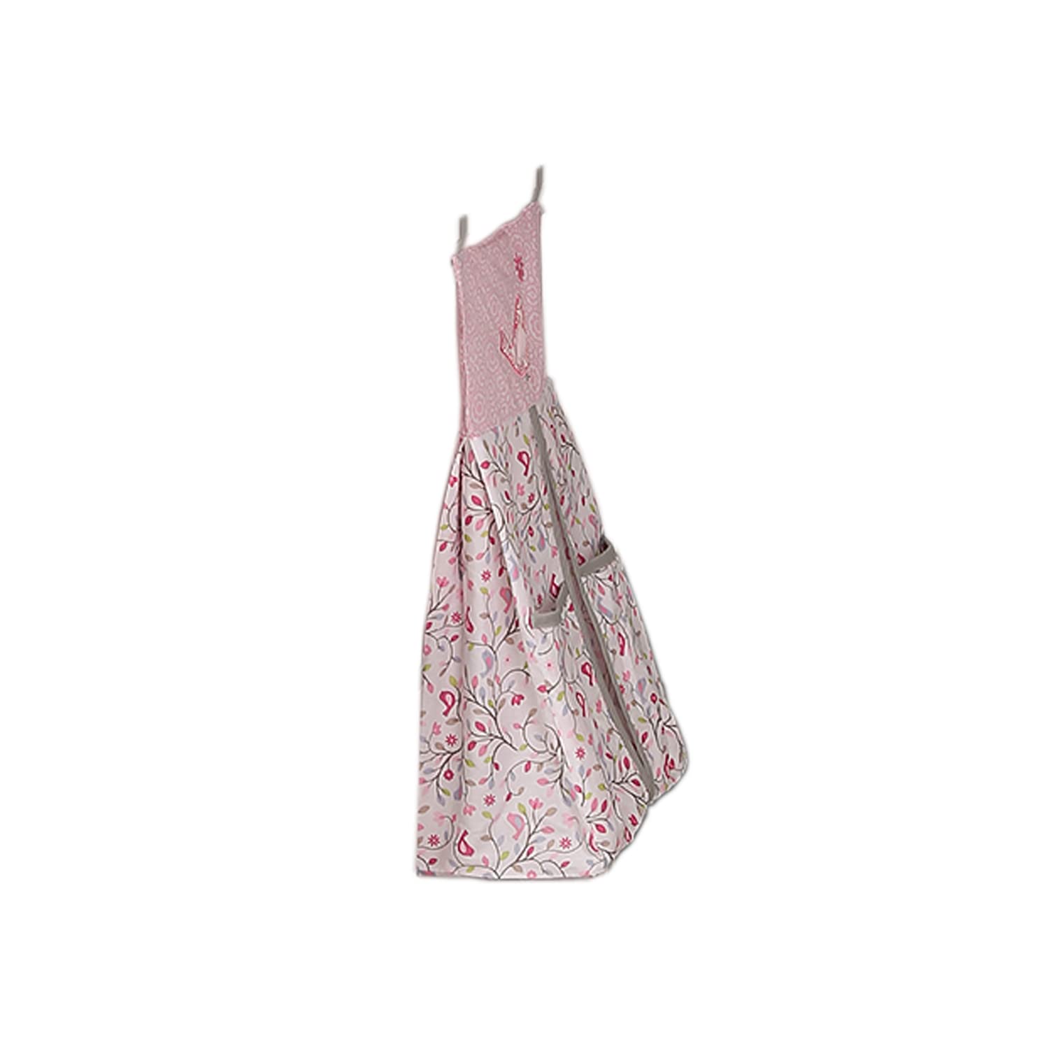 CribMATE Animal Print Diaper Bag (Pink Bird)