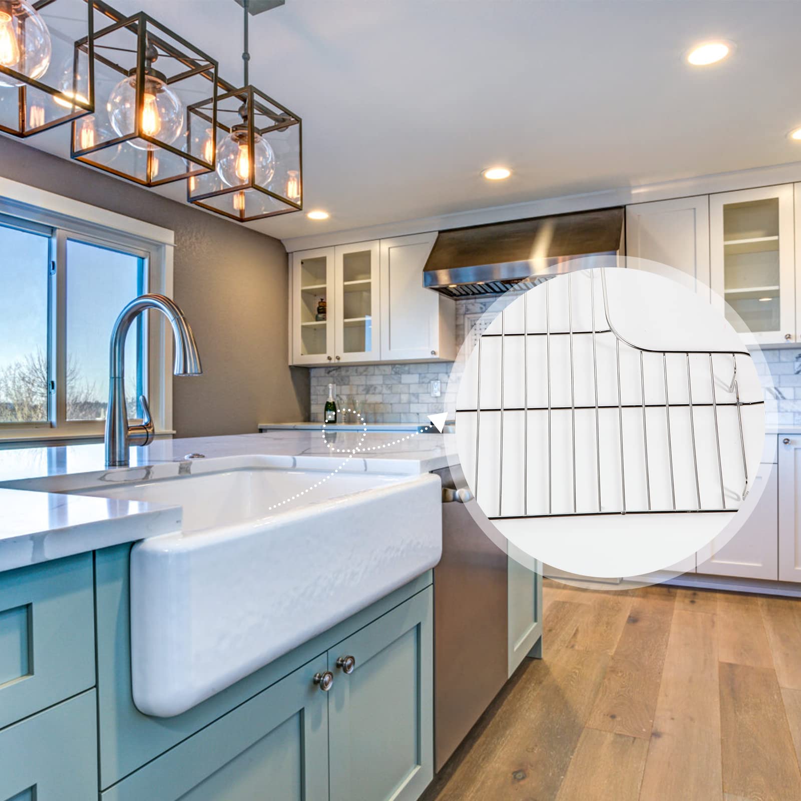 ๐ฎ๐ฌ๐ฎ๐ฏ ๐๐ฅ๐๐ง๐๐๐๐ Sink Protector for Kohler K-6639-ST Whitehaven Bottom Basin Rack Stainless steel with 6488 Farmhouse Sink protectors compatible