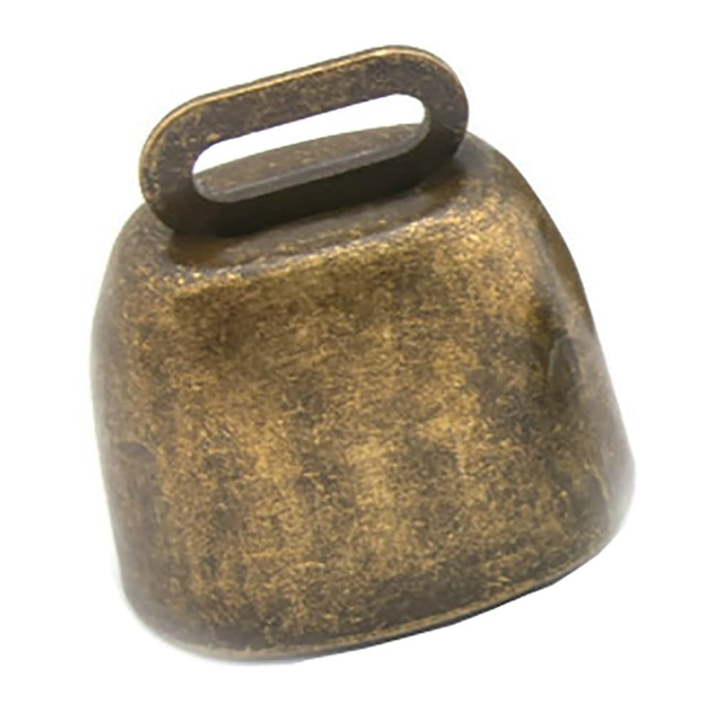 2 Pack Small Brass Bell,Cow Horse Sheep Grazing Copper Bells,Cattle Farm Animal Loud Bronze Bell,Pet Anti-Theft Accessories Bell, New Years, Wedding Bells & Chimes Percussion Musical Instruments