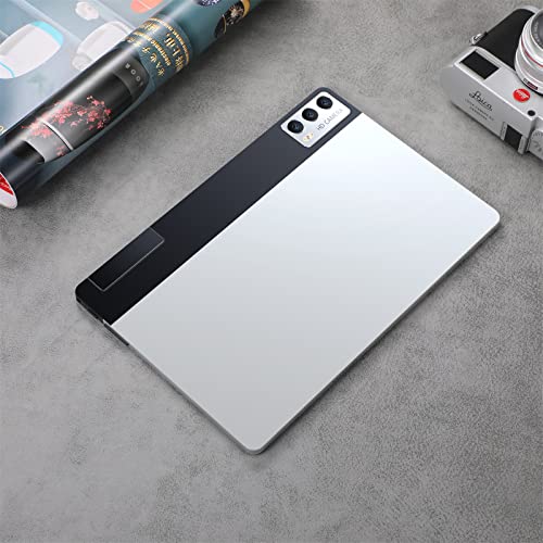 1G+16G Call Game Dual Camera HD Display, Dual Card 10.1 Inch Smart Tablet 4000mAh Large Capacity Battery (White)