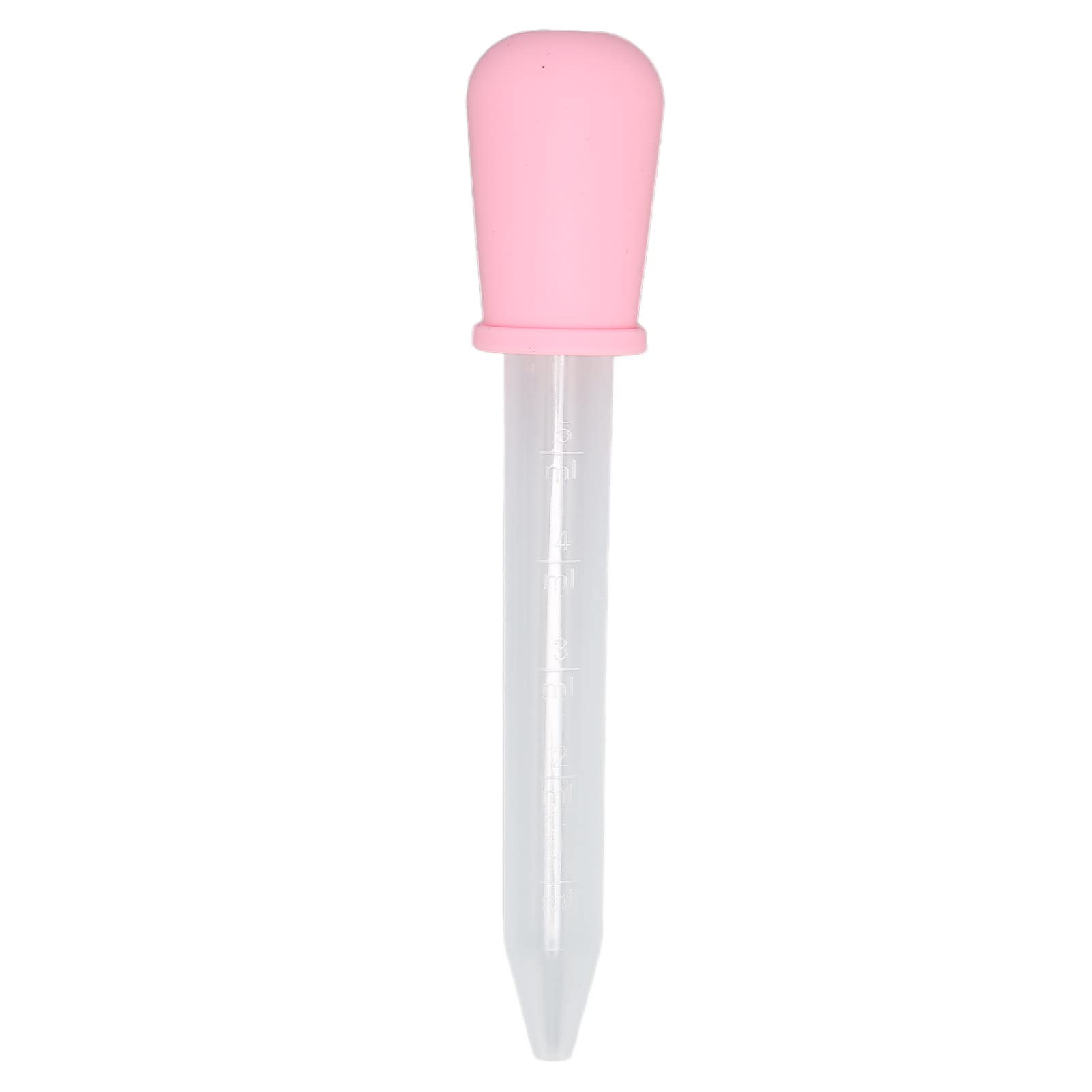 5pcs Pipettes, 5ml 120mm Length Silicone Eye Dropper, DIY Transfer Pipettes for Scientific Experiments, Paint and Glue, Food Decoration, Essential Oil, Arts and Crafts Projects(Pink)