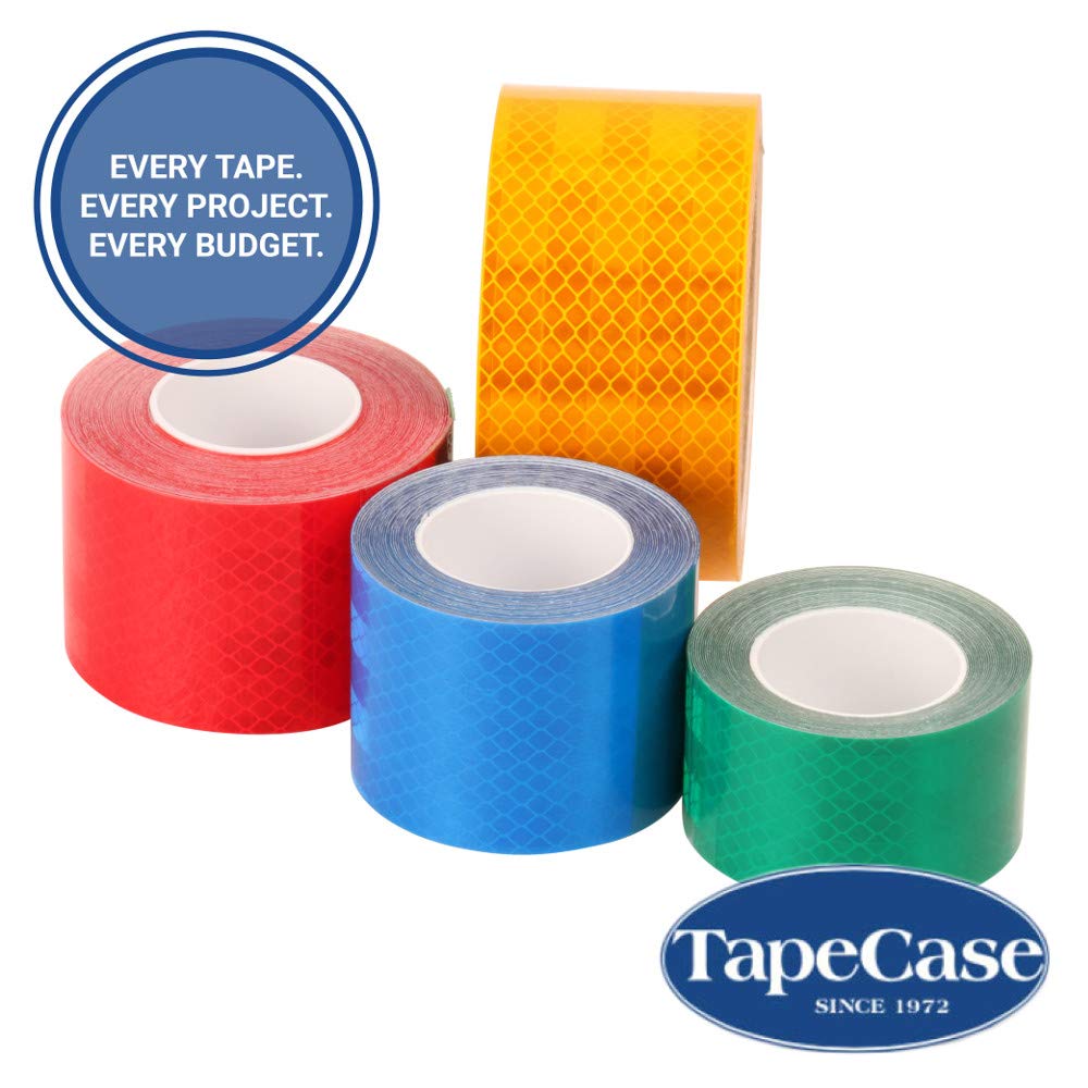 3M 3432 Red Micro Prismatic Sheeting Reflective Tape β 0.5 in. X 15 ft. Non Metalized Adhesive Tape Roll. Safety Tape