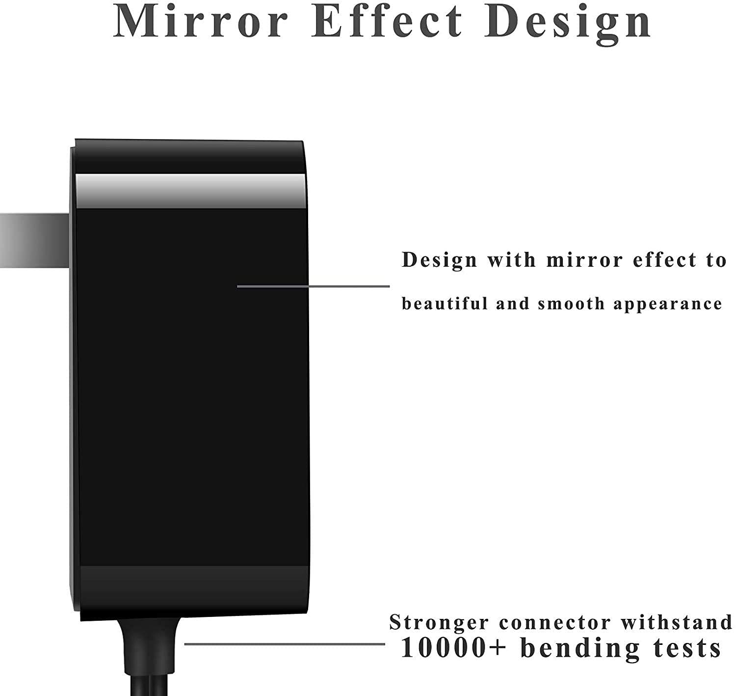 VHBW Power Cord for Skylight, HP, Aluratek, BSIMB Smart Digital Picture Frame 5V AC Adapter Charger (Not for 9V or 12V)