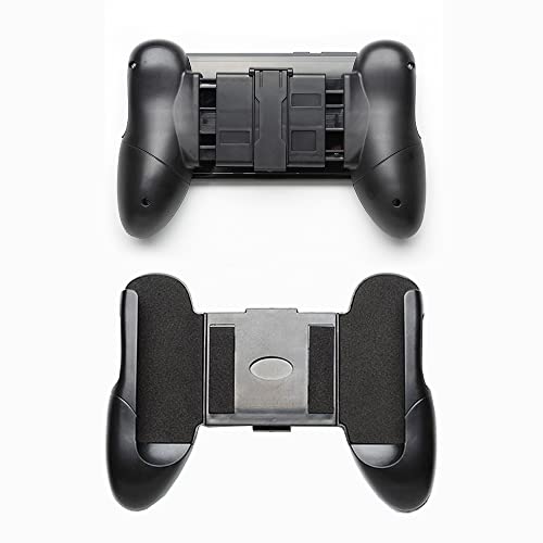 4.5-6.5 inch Mobile Phone Game Joystick Spiral Mini Joystick Game Handle Grip Controller Rocker Joypad Foldable Stand Holder L1R1 Mobile Game Trigger Joystick Gamepad for 4.5-6.5 inch CellphonesâŚ