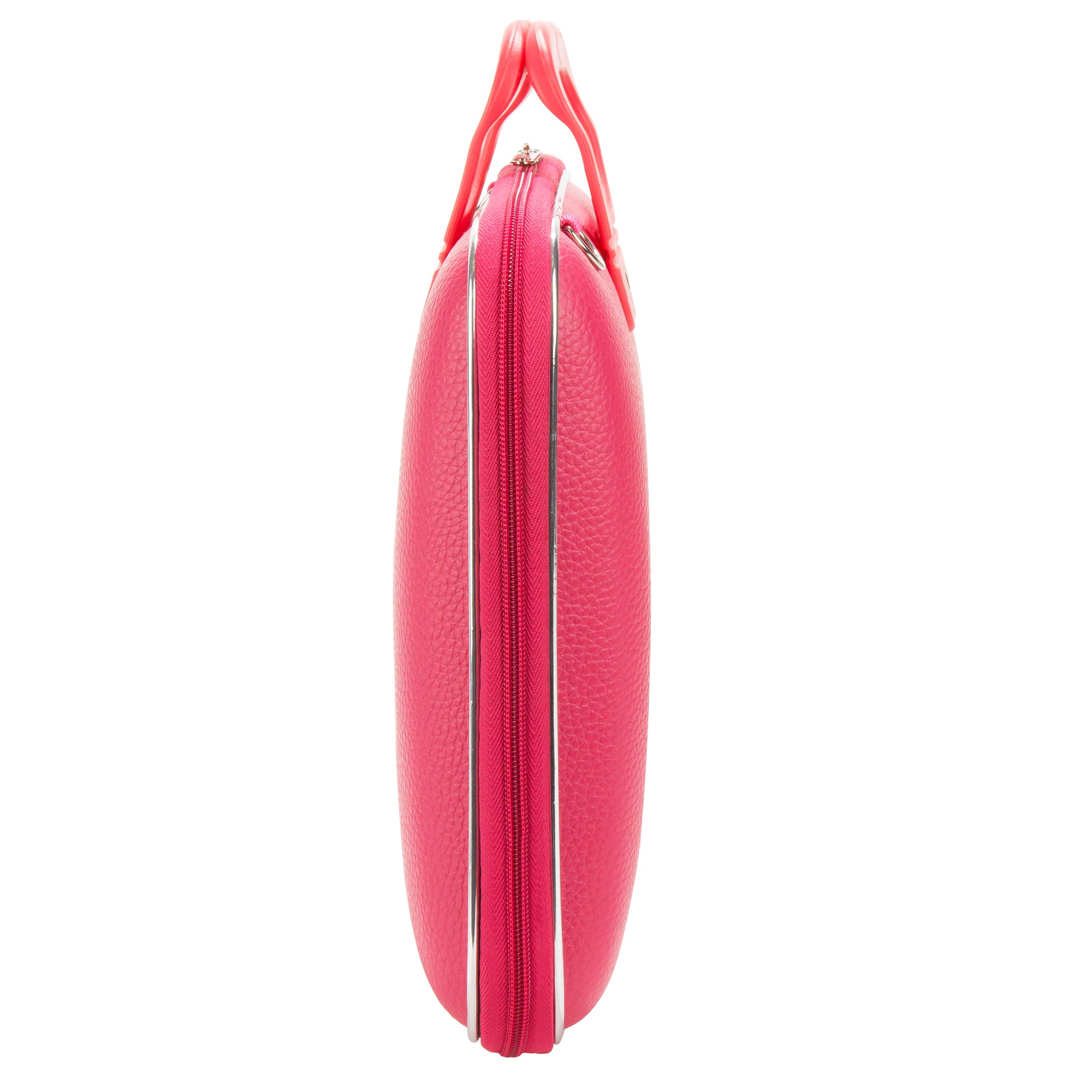 12 inch Pink Laptop Carrying Case Bag with Accessories for Asus Laptop L210, Chromebook CX22NA CX1 C202 C223 C214