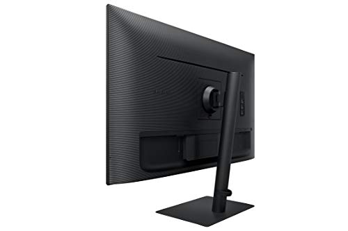 SAMSUNG 32 Inch 4K UHD, Computer, Vertical, HDMI Monitor, USB Port, HDR10 (1 Billion Colors), TUV-Certified Intelligent Eye Care, S80A (LS32A804NMNXGO),Black