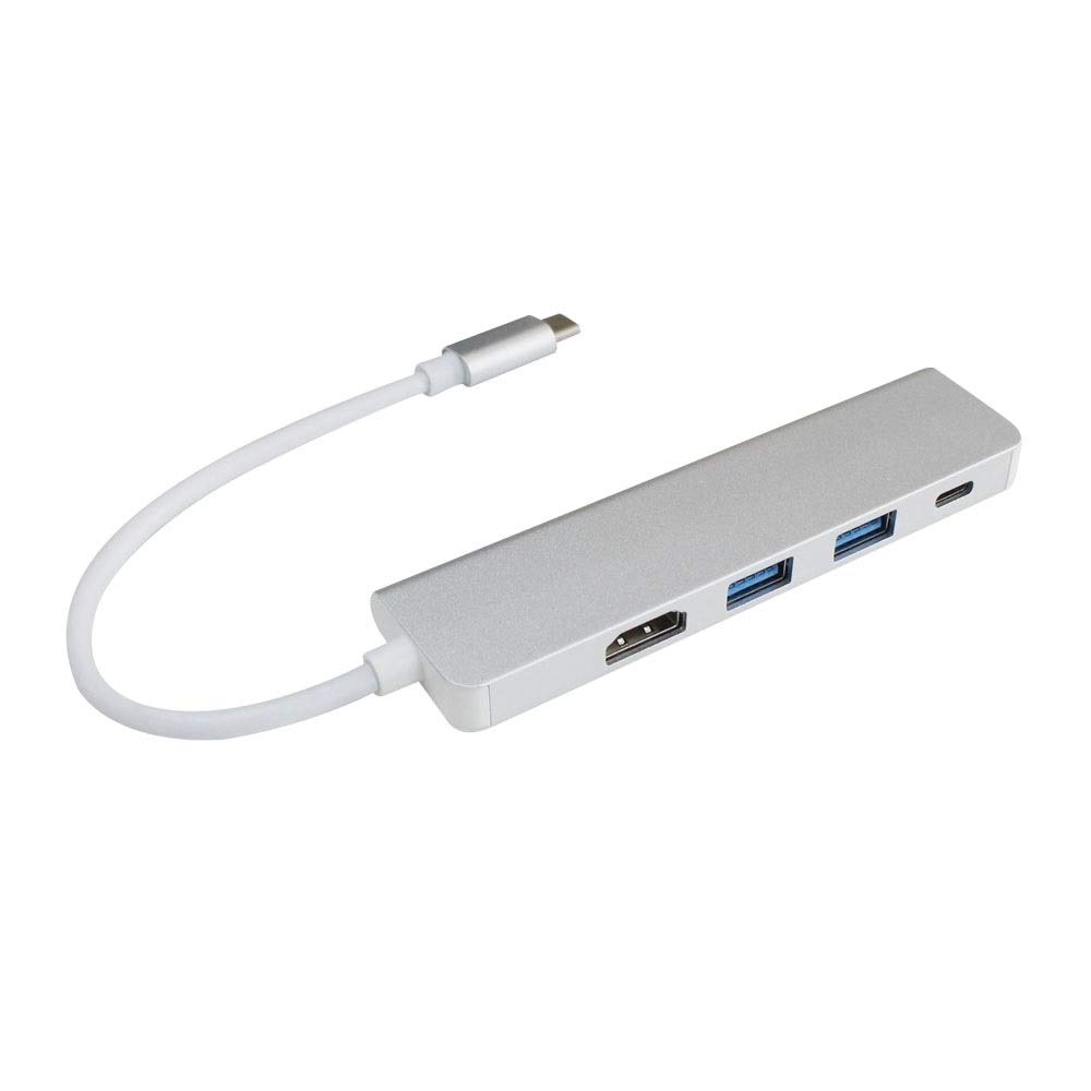 PANUSBGHUB 4 in 1 Type C Hub with HDMI USB 3.0 Adapter for MacBook Hub USB Computer Peripherals USB Type C HDMI for MacBook Pro Air