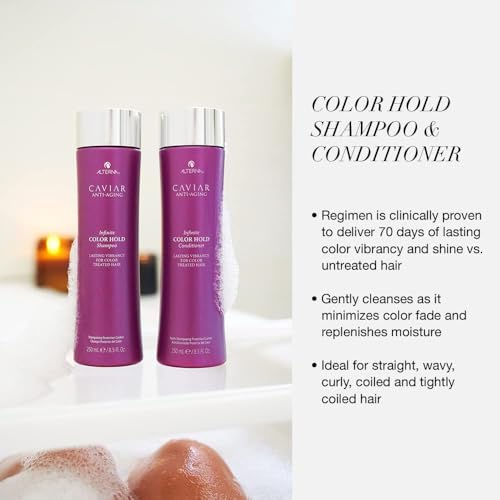 Alterna Caviar Anti-Aging Infinite Color Hold Shampoo and Conditioner Set, 8.5-Ounce (2-Pack)