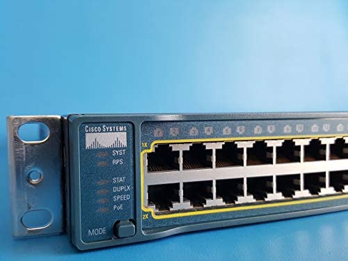 Cisco WS-C3560G-48PS-S 48-Port PoE 3560G Gigabit Switch (Renewed)