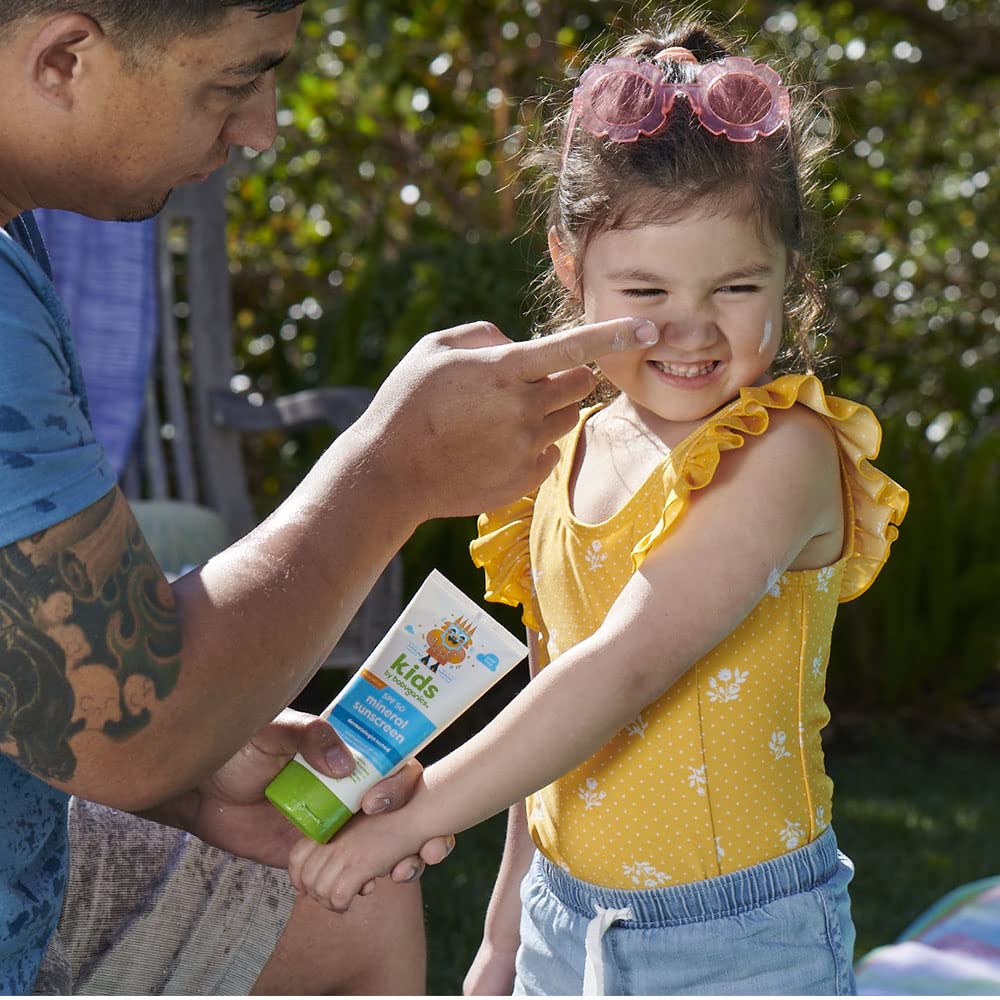 Babyganics SPF 50 Kids Sunscreen Lotion | UVA UVB Protection | Octinoxate & Oxybenzone Free | Water & Sweat Resistant, 6 Fl Oz (Pack of 2)