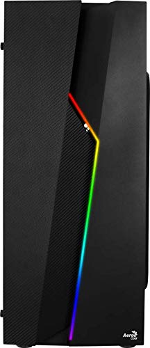 AeroCool Bolt-G-BK Tempered Glass RGB Mid Tower