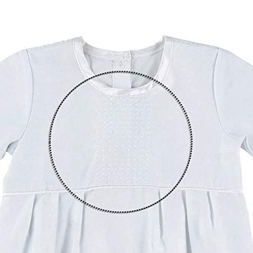 Stephan Baby Stephan Baby Keepsake Cotton Knit Baptism Gown in 2 Styles, Baby Boy, Fits 0-3 Months