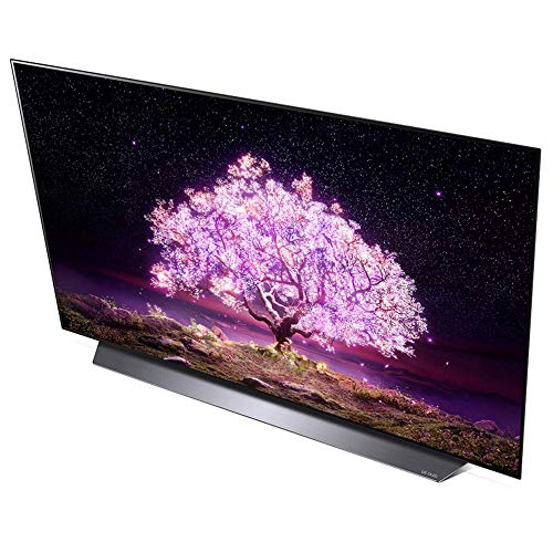 LG OLED55C1PUB 55 Inch 4K Smart OLED TV with AI ThinQ Bundle with Deco Home 60W 2.0 Channel Soundbar, 37-70 inch TV Wall Mount Bracket Bundle and 6-Outlet Surge Adapter