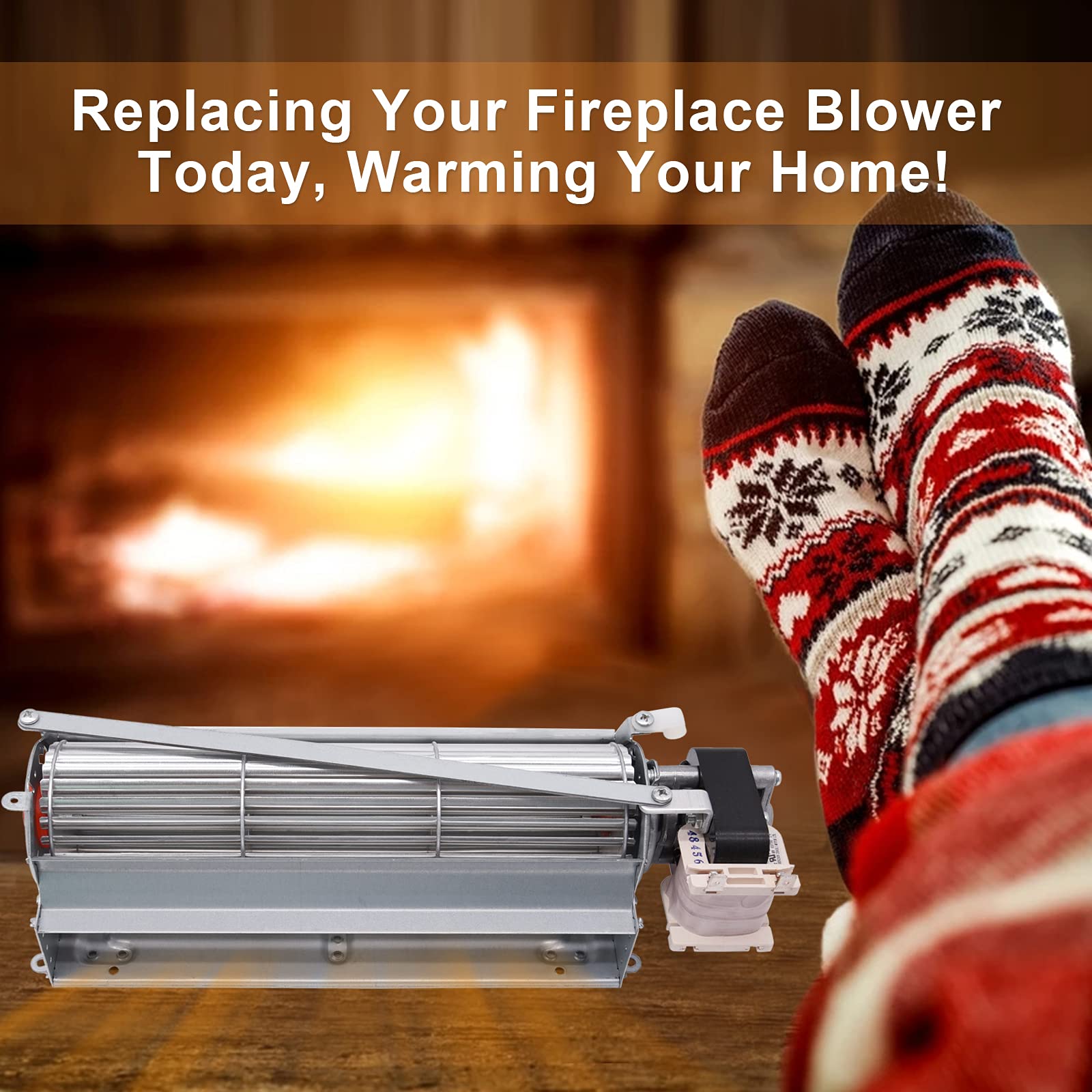 Adviace Replacement Fireplace Blower Fan Kit for Regency Gas Stove, Regency Gas Insert, Regency Propane Gas Fireplace, Aftermarket 910-331/P Blower Fan Kit for Regency Gas Fireplaces