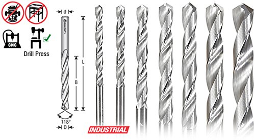 Amana Tool - SCFD-102 Solid Carbide CNC 4 Facet 118 Deg Drill Pt. 5/32 Dia x 1-3/8 x 5/3